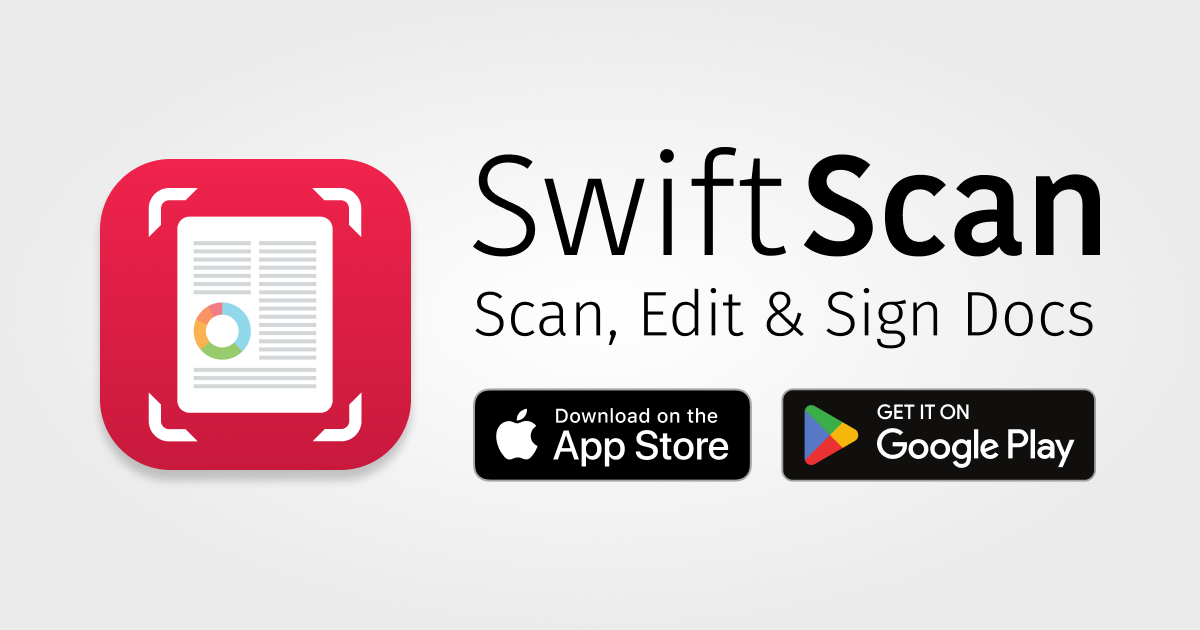 The PDF Scanner App for iPhone and Android | SwiftScan